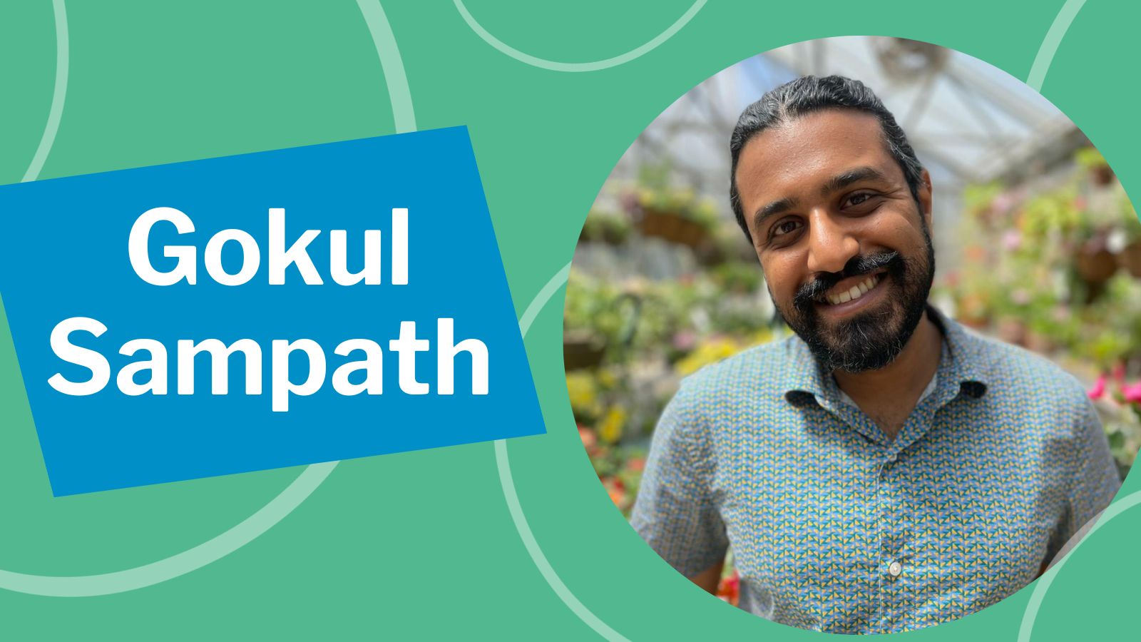 J-WAFS Community Spotlight on Gokul Sampath | Abdul Latif Jameel Water and Food Systems Lab (J-WAFS)